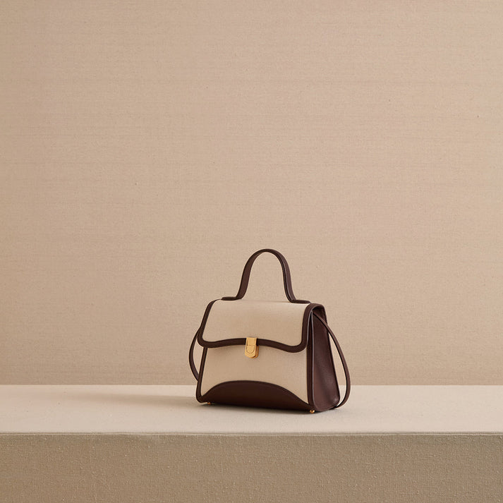 Madeline 21 in Canvas Chocolate – Mark Cross